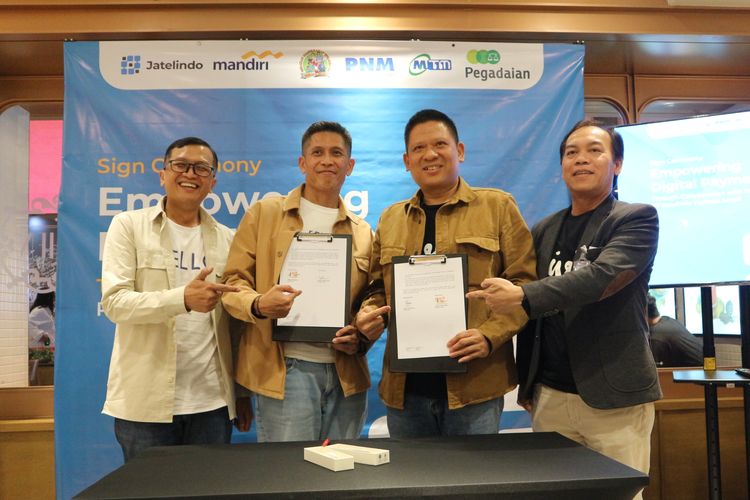 Foto : Jatelindo dan Bank Mandiri Perkuat Ekosistem Transaksi Digital