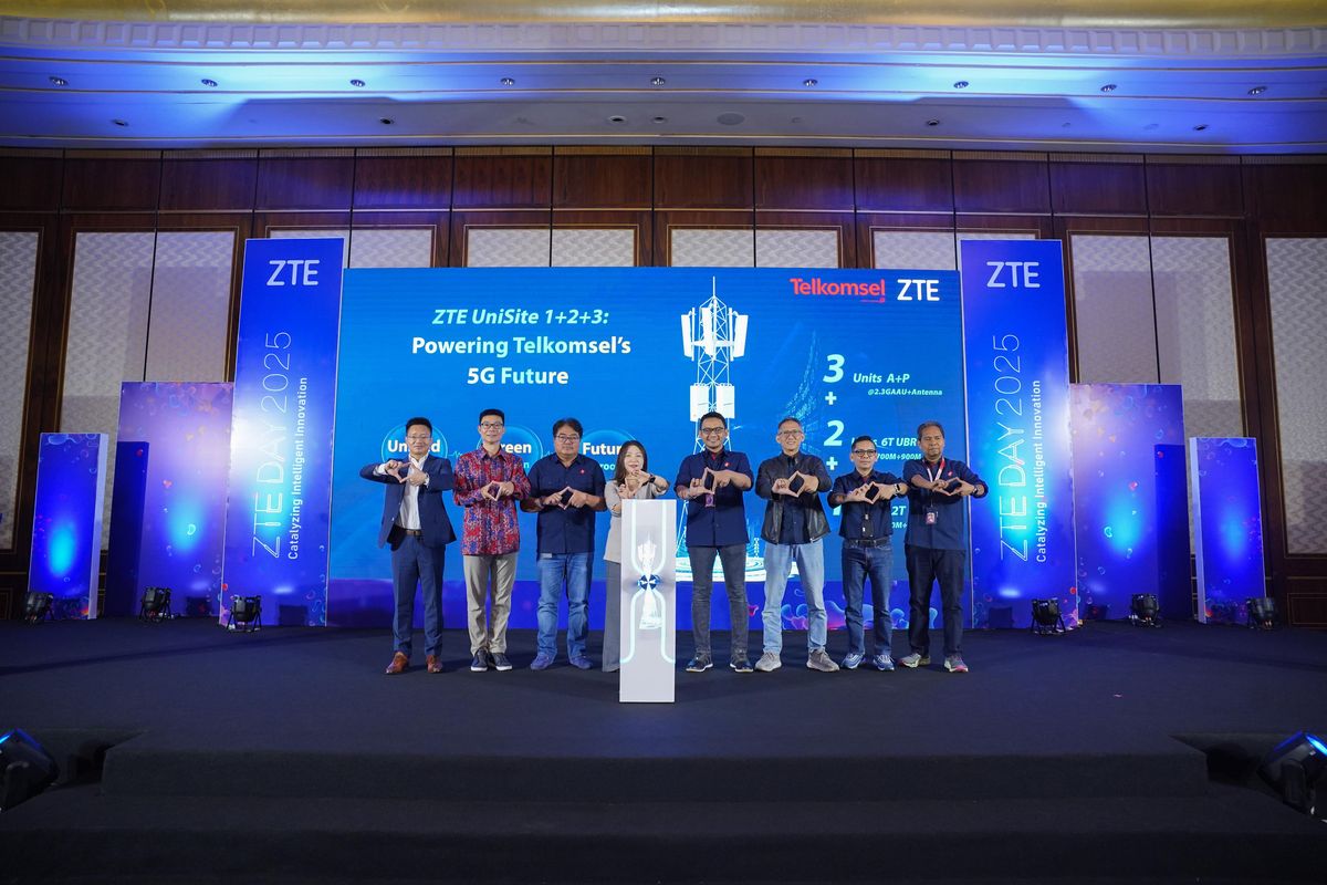ZTE dan Telkomsel Luncurkan UniSite, Solusi 5G Hemat Energi dan Efisien