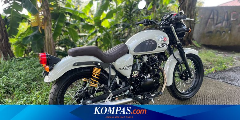 Modifikasi Unik Kawasaki W175, Jadi Lebih Ceper