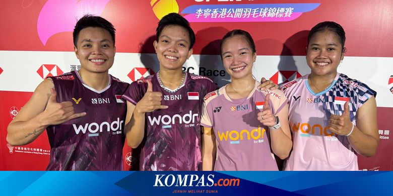 Hasil Hong Kong Open 2025: Comeback Manis Apriyani/Fadia, Menangi Duel Merah Putih