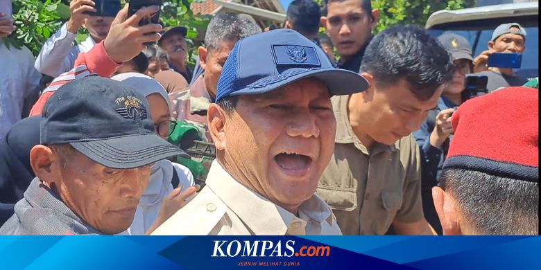 Prabowo Tertawa Dan Mengedipkan Mata Soal Ganjar Beri Rapor Merah