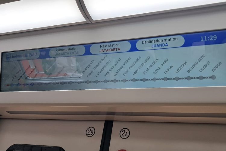 Foto : KRL Baru Mulai Beroperasi, Interior Modern dengan Sentuhan Digital