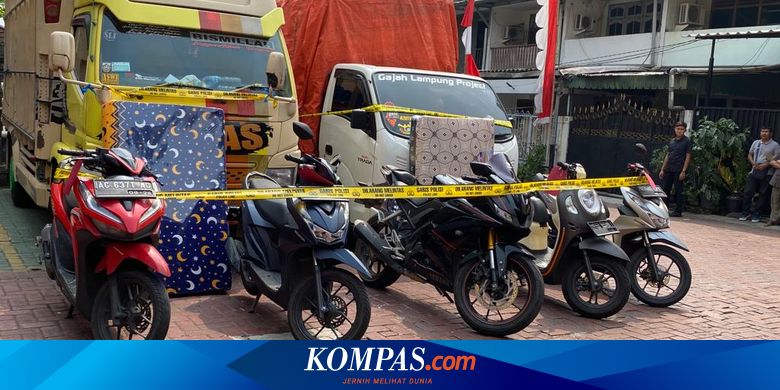 Sindikat Asal Lampung Sembunyikan Motor Curian Pakai Kasur Dalam Pikap