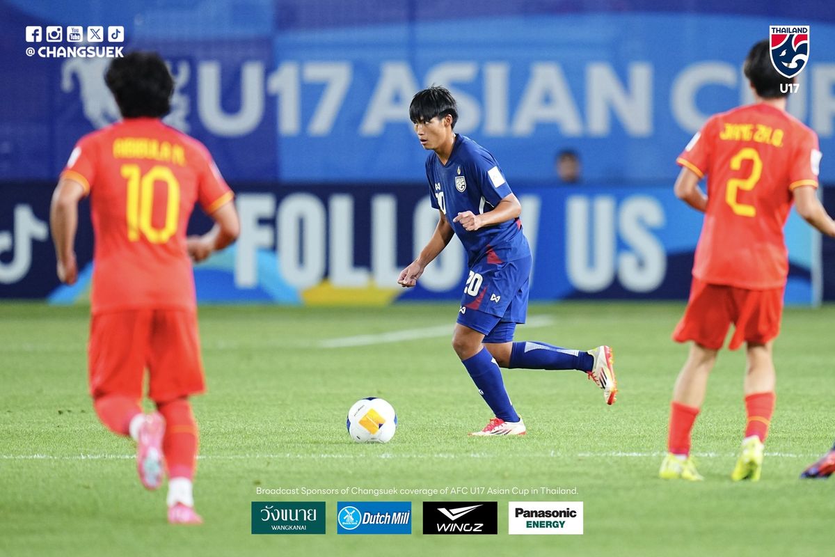 Thailand Kalah dari China di Piala Asia U17 2025, Cedera dan Keracunan ...