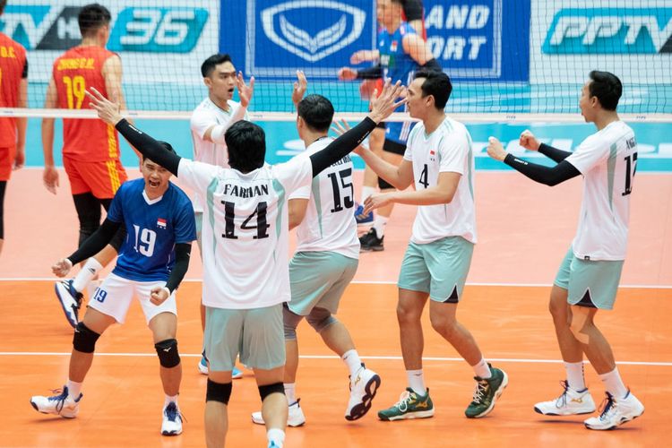 Kejuaraan Voli Asia 2023 Indonesia Bekuk Kazakhstan Luar Biasa Di