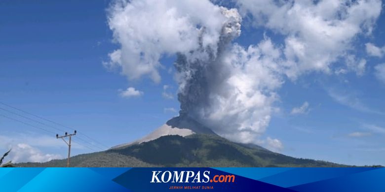 Gunung Lewotobi di NTT Kembali Meletus, Semburkan Abu Vulkanik Tebal Setinggi 1 Km