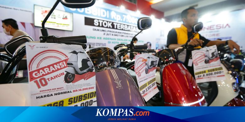 Daftar 25 Motor Listrik Yang Dapat Subsidi Harga Mulai Rp 5 Jutaan