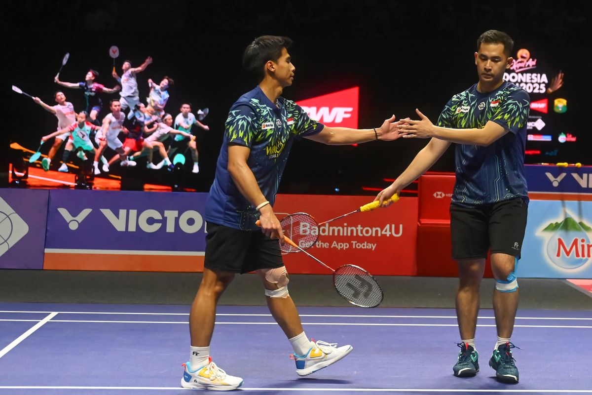 Jadwal Final Indonesia Open 2025: Sabar/Reza Harapan Juara Merah Putih