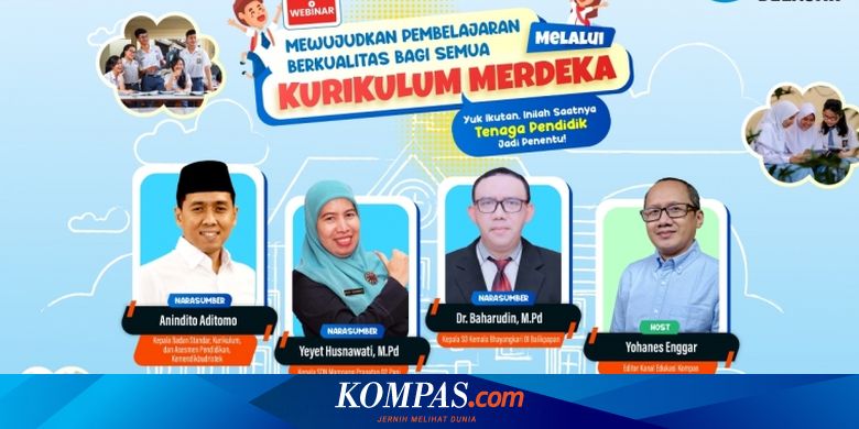 Kompasiana Gelar Webinar dan "Blog Competition" Kurikulum Merdeka