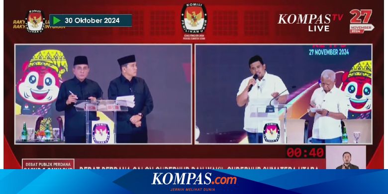 Bobby Nasution-Surya dan Edy Rahmayadi-Hasan Janji Berpihak ke Pejuang HAM