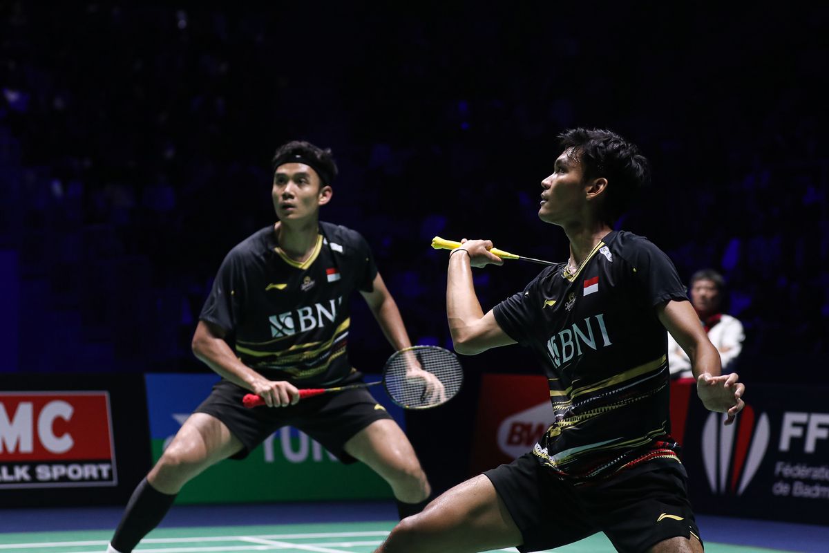 Hasil French Open 2023: Apriyani/Fadia Terhenti, Jonatan dan Fikri/Bagas ke Final