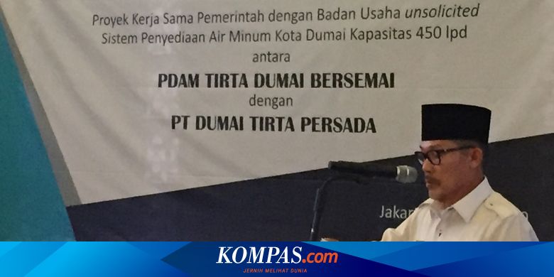 Wali Kota Dumai Sebut Kondisi PDAM Sudah Stadium 4