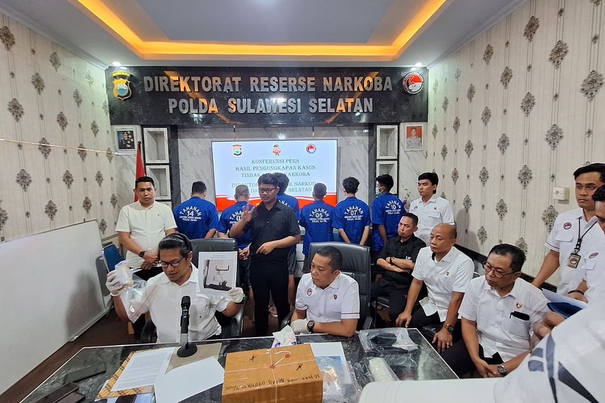 ASN hingga Honorer Jadi Pengedar Narkoba di Sulsel