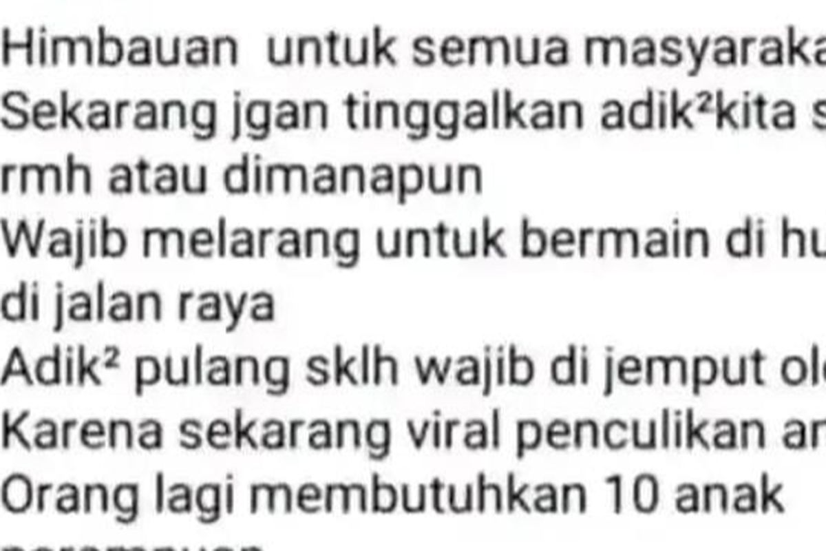 Hoaks Penculikan Anak untuk Jadi Tumbal Gunung Lewotobi Laki-laki ...