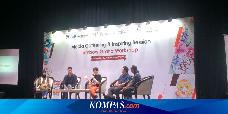 Tumbuhkan Kreativitas Seni, Datascrip Gelar Tombow Grand Workshop