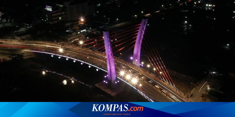 Teknologi Lighting Jembatan Sei Alalak, Fokus Terangi Pylon