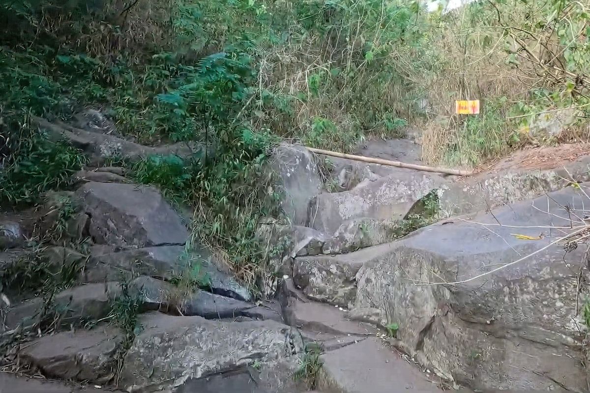 Lokasi Watu Talang di Gunung Penanggungan, Awas Bisa jadi Sungai Deras ...