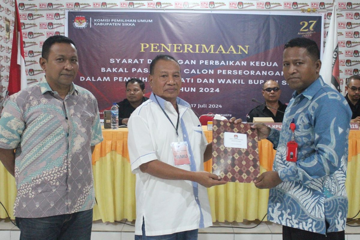 Pilkada Sikka 2024, Pasangan Jalur Perseorangan Florianus-Alfridus ...