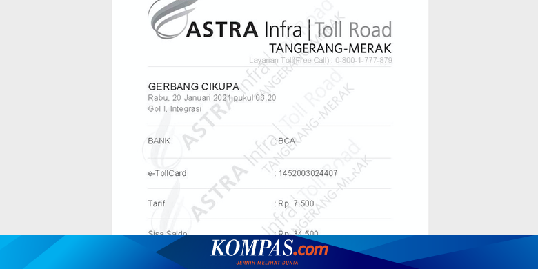 Astra Infra Luncurkan Inovasi Struk Digital untuk Transaksi Jalan Tol