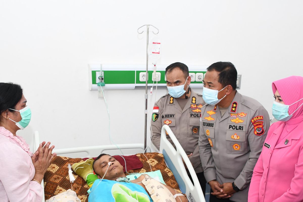 Polantas di NTT yang Ditabrak Saat Mengawal Moge Masih Dirawat Selama 3 ...