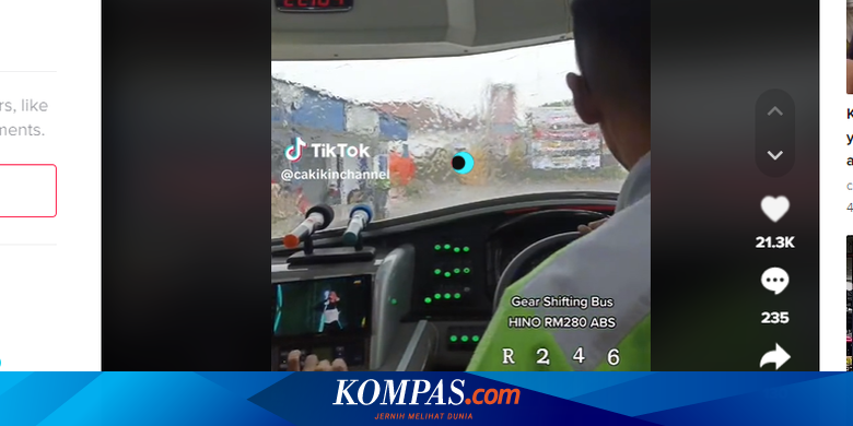 Melihat Kepiawaian Sopir Bus Mainkan Transmisi Hino RM280 ABS