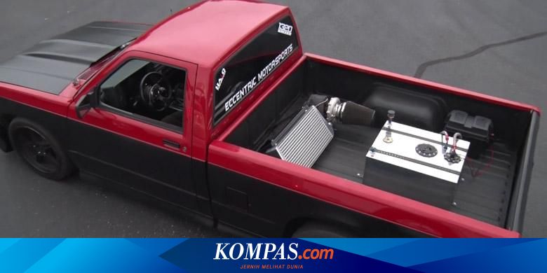 Lihat Modifikasi Turbo di Bak Mesin Pikap