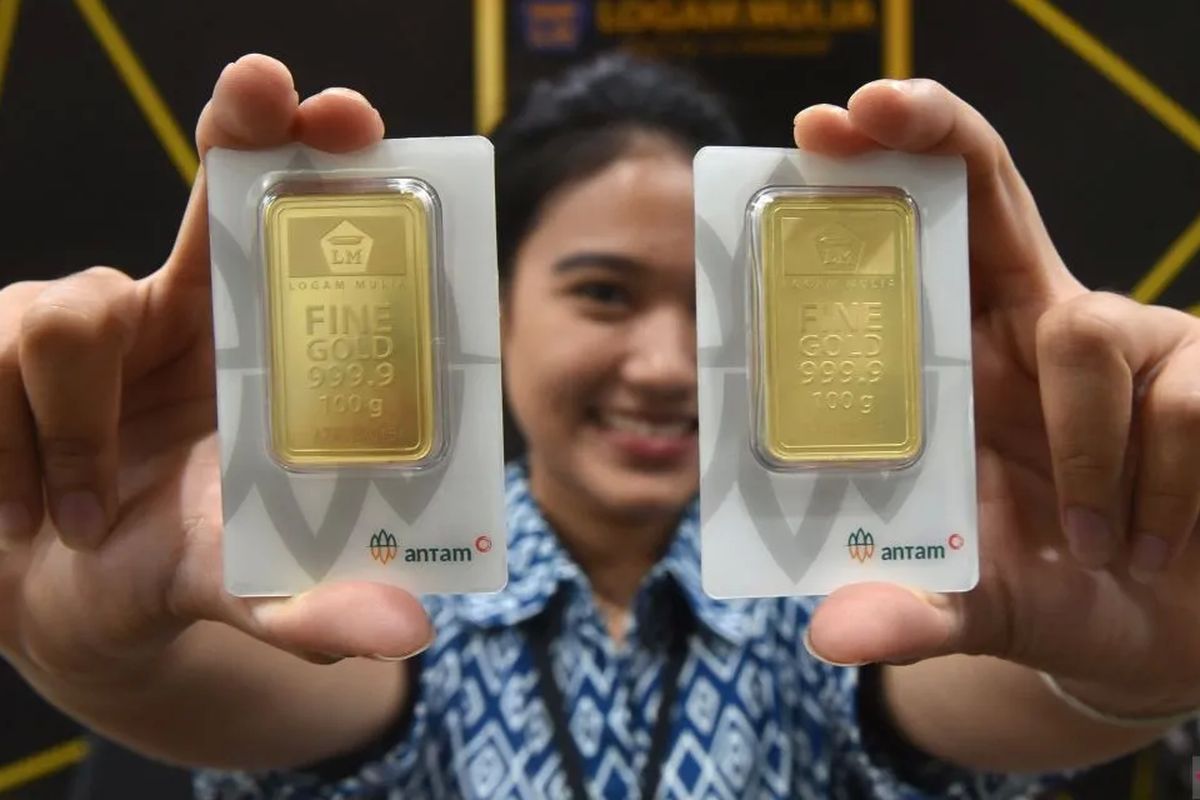 Harga Emas Antam Hari Ini Melesat Rp 33.000, Per Satu Gram Jadi Rp 2,354 Juta
