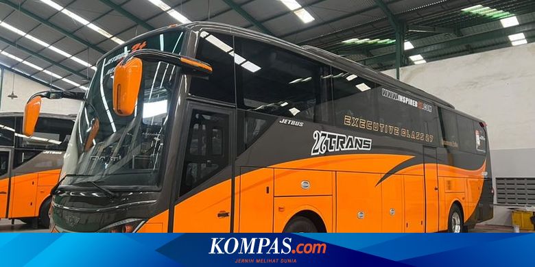 Bus AKAP Baru PO 27 Trans, Pakai Bodi Jetbus SHD Single Glass