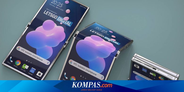 HTC Bikin Ponsel Lipat Mirip Galaxy Z Flip?