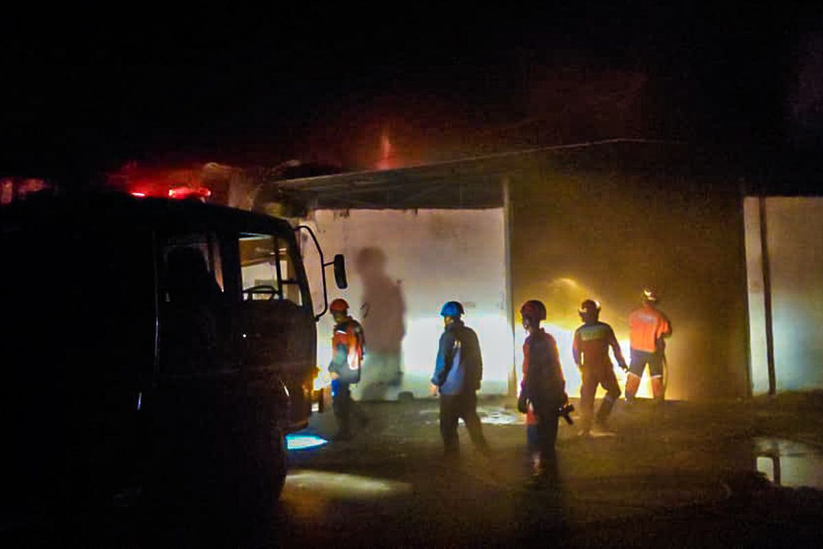 Gudang Sepatu Adorable Project di Cimahi Kebakaran, 4 Bangunan Ludes Terbakar