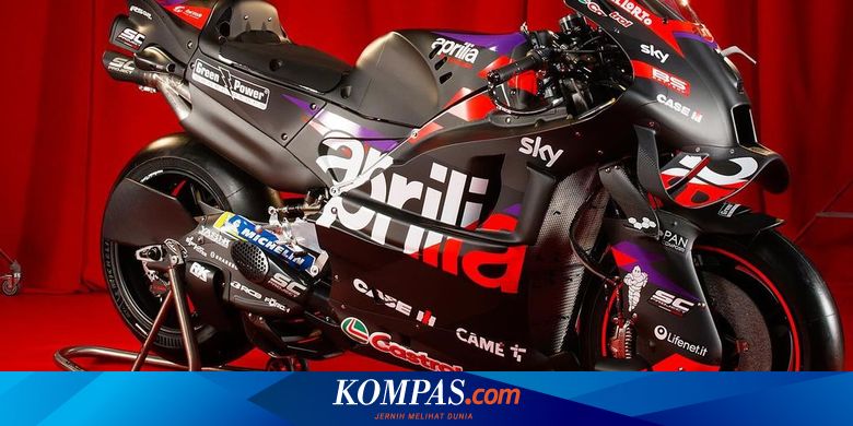 Aprilia Rilis Livery Motor Baru buat MotoGP 2024, Masih Dominan Hitam