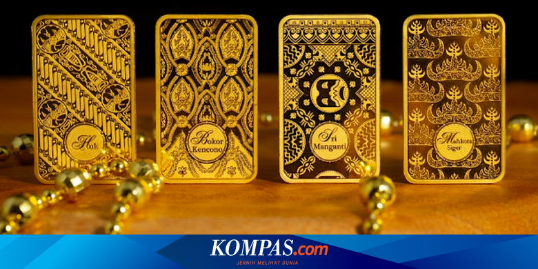 Antam Luncurkan Liontin dan Emas Batangan Motif Batik Indonesia, Cek di ...
