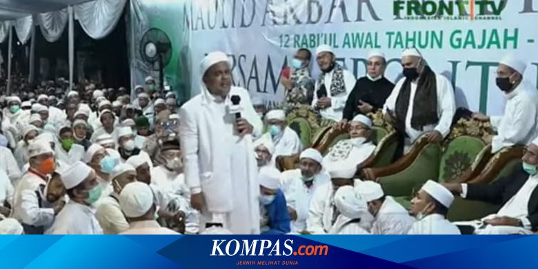 Rizieq Mengaku Marahi Panitia karena Ada Pelanggaran Protokol Kesehatan ...