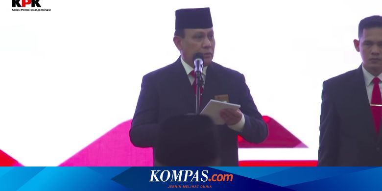 Firli Bahuri Lantik Asisten Kapolri Jadi Deputi Penindakan KPK, Sehari Sebelum Kembali Diperiksa ...