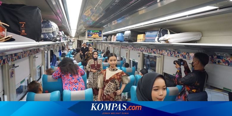 Peringati Hari Batik, Ada "Fashion Show" di Gerbong Kereta Api Taksaka