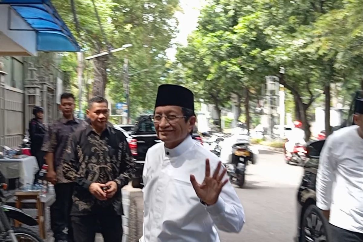 Menag Nasaruddin Umar dan Eks Menag Lukman Hakim Sambangi Rumah Megawati di Hari Idul Fitri