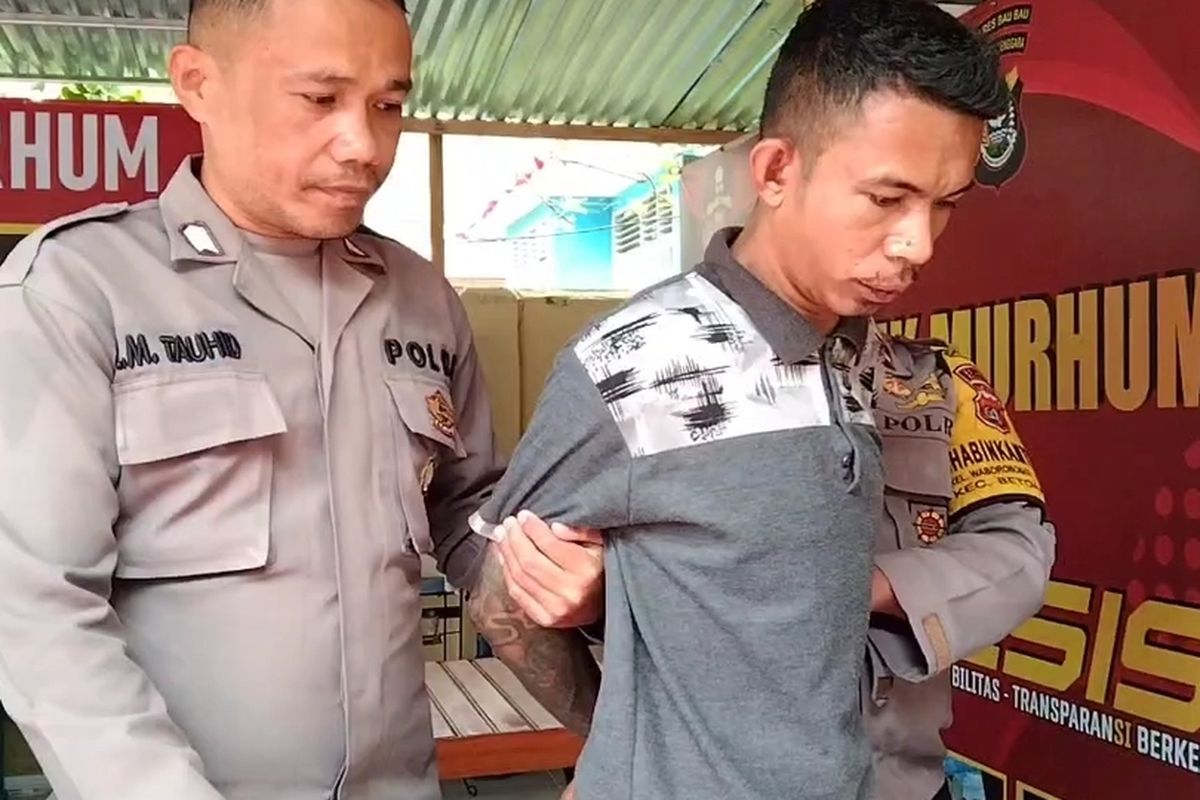 Maling TV, Pria di Baubau Ini Nyaris Tewas Dihakimi Massa