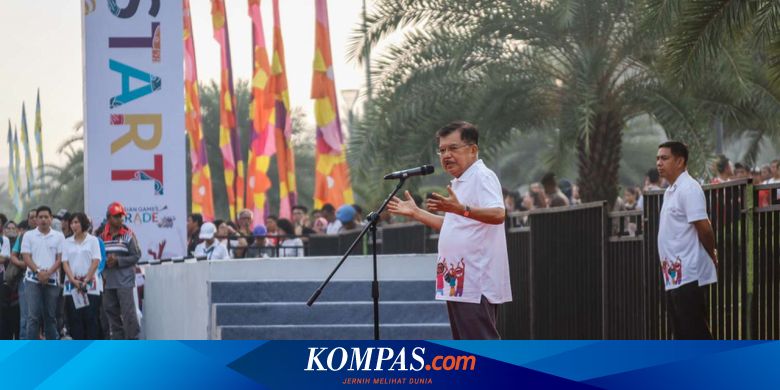 JK Berharap Waktu Tempuh dari Wisma Atlet ke Senayan 34 Menit