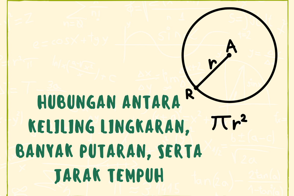 Hubungan antara Keliling Lingkaran, Banyak Putaran, serta Jarak Tempuh