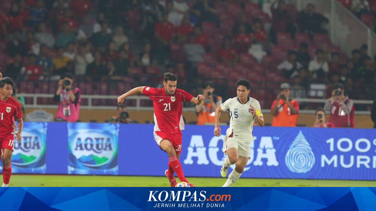 Live Skor Timnas U23 Indonesia Vs Thailand: Gol Jens Raven, Skor 1-1
