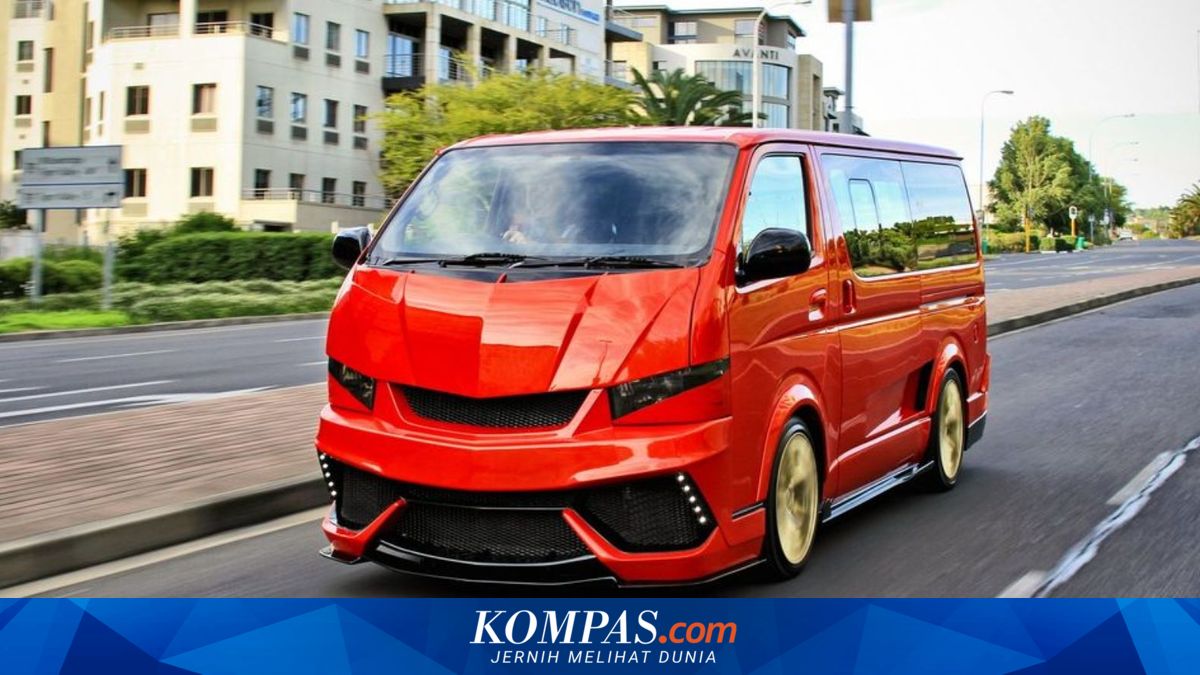 Modifikasi Toyota HiAce, Pakai Mesin V12 Tenaga Tembus 600 Hp