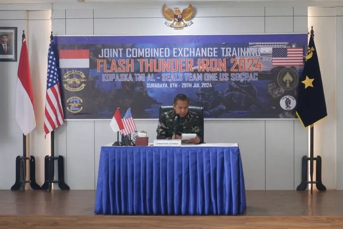 Kopaska Latihan Bareng US Navy Seals di Surabaya, Ada 6 Materi yang ...