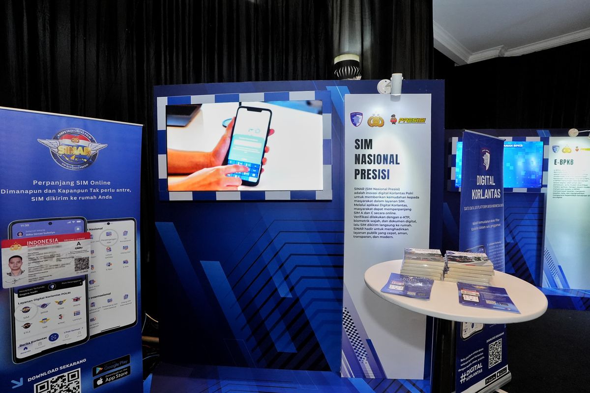 Korlantas Polri Luncurkan SIM Digital