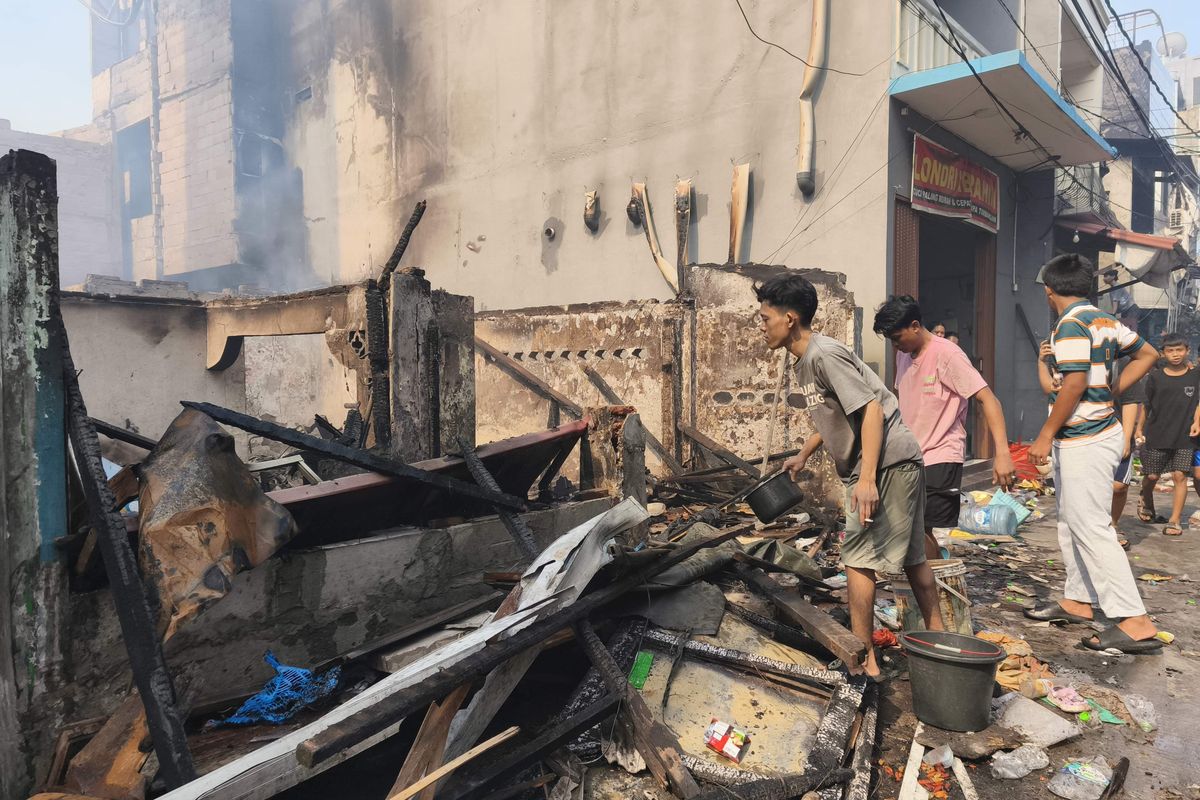 1.268 Warga Terdampak Kebakaran di Taman Sari Hari Ini