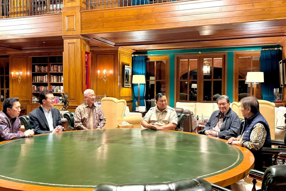 Prabowo Berbincang Prajogo hingga Anthony Salim, Apa Saja yang Dibahas?