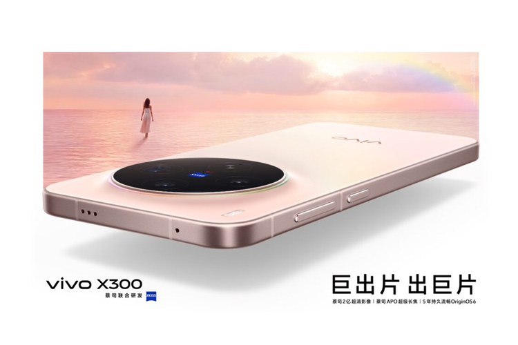 Foto : HP Vivo X300 Resmi, Bawa Kamera 200 MP dan Bodi Lebih "Compact"