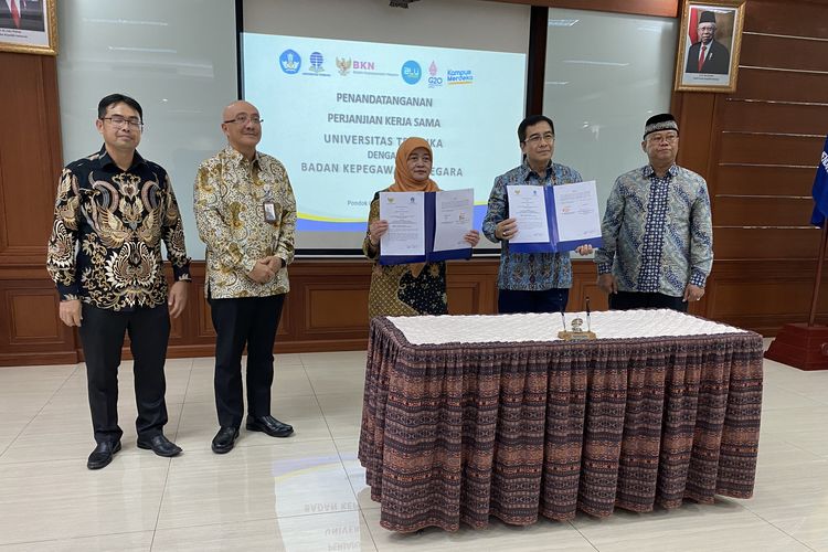 Foto : UT dan BKN Jalin Kerja Sama Tingkatkan SDM ASN Berkualitas