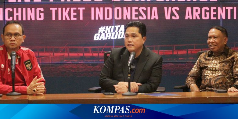 Cara Beli Tiket Indonesia vs Argentina serta Syarat dan Harganya