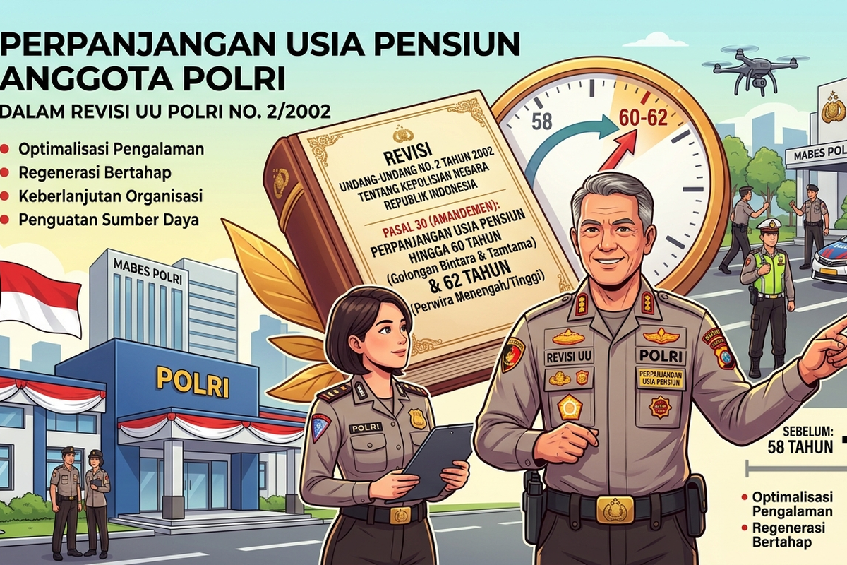 Catatan IPW Soal Penambahan Usia Pensiun dan Perpanjangan Masa Jabatan ...