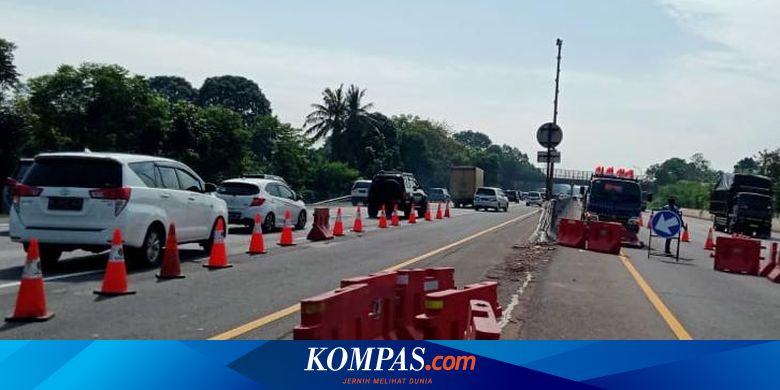 Tol Jakarta-Cikampek Macet, "Contraflow" Diberlakukan